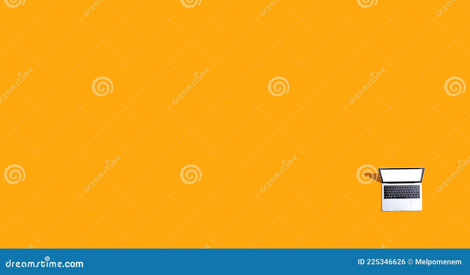 Laptop Computer with Shadow Stock Photo - Image of online, marketing ...