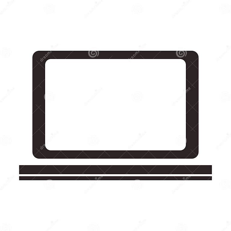Laptop computer technology stock vector. Illustration of access - 135446911