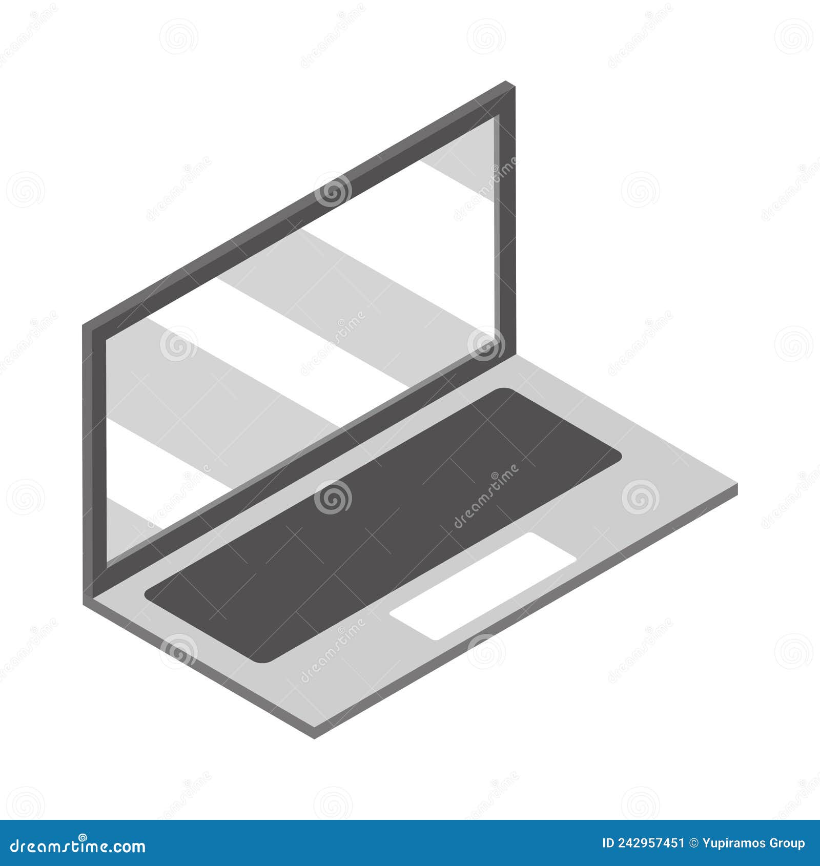 Laptop computer technology stock vector. Illustration of electronic ...