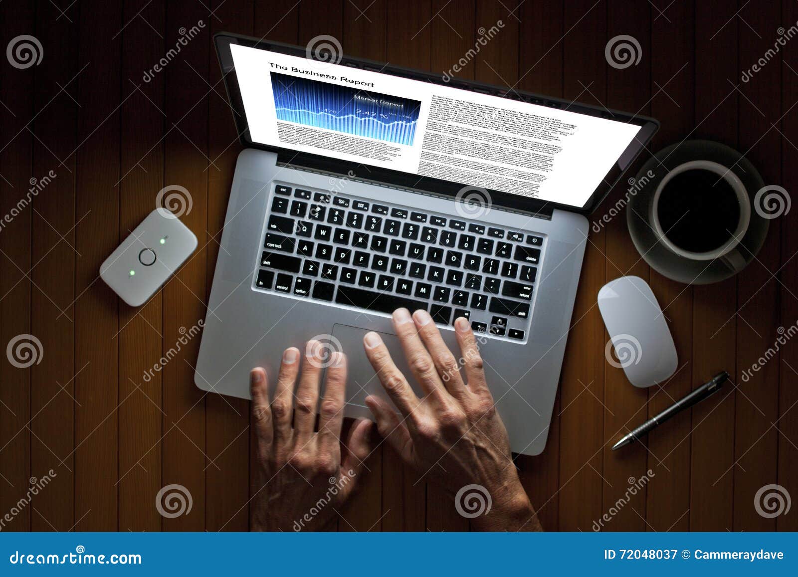 Laptop Computer Technology Night Home Office Stock Image - Image of ...