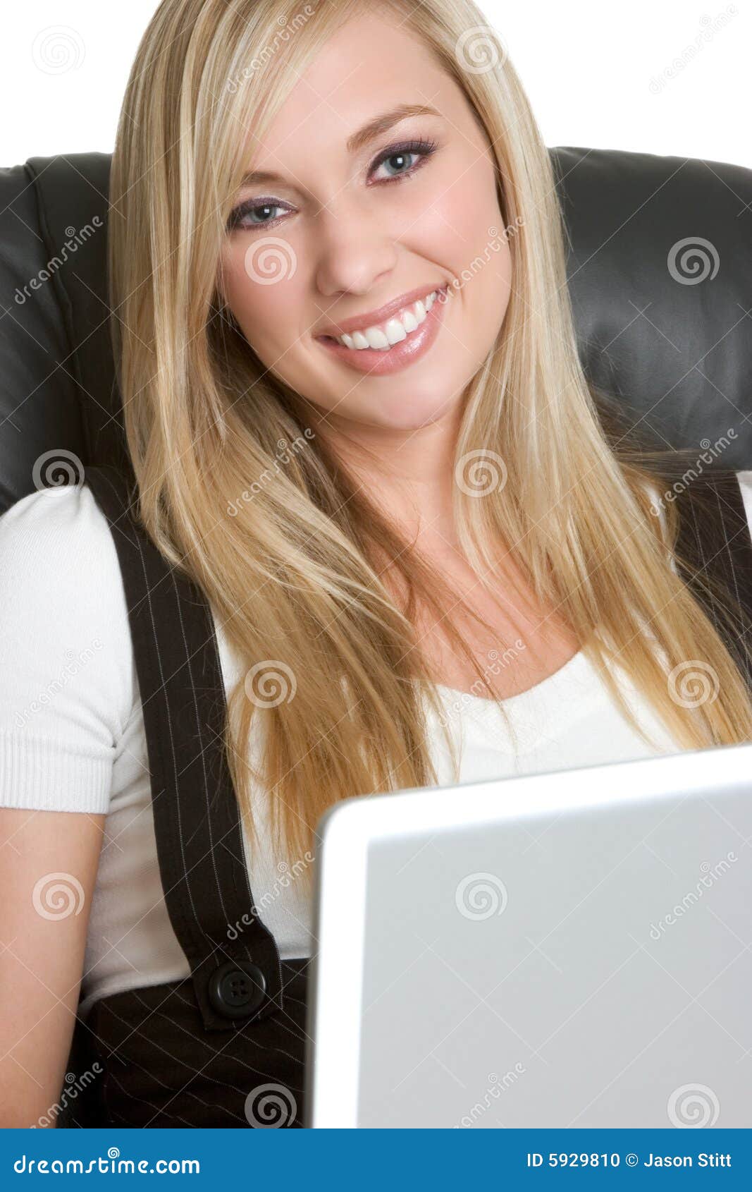 Laptop Computer Woman stock photo. Image of sitting, girl - 5929810