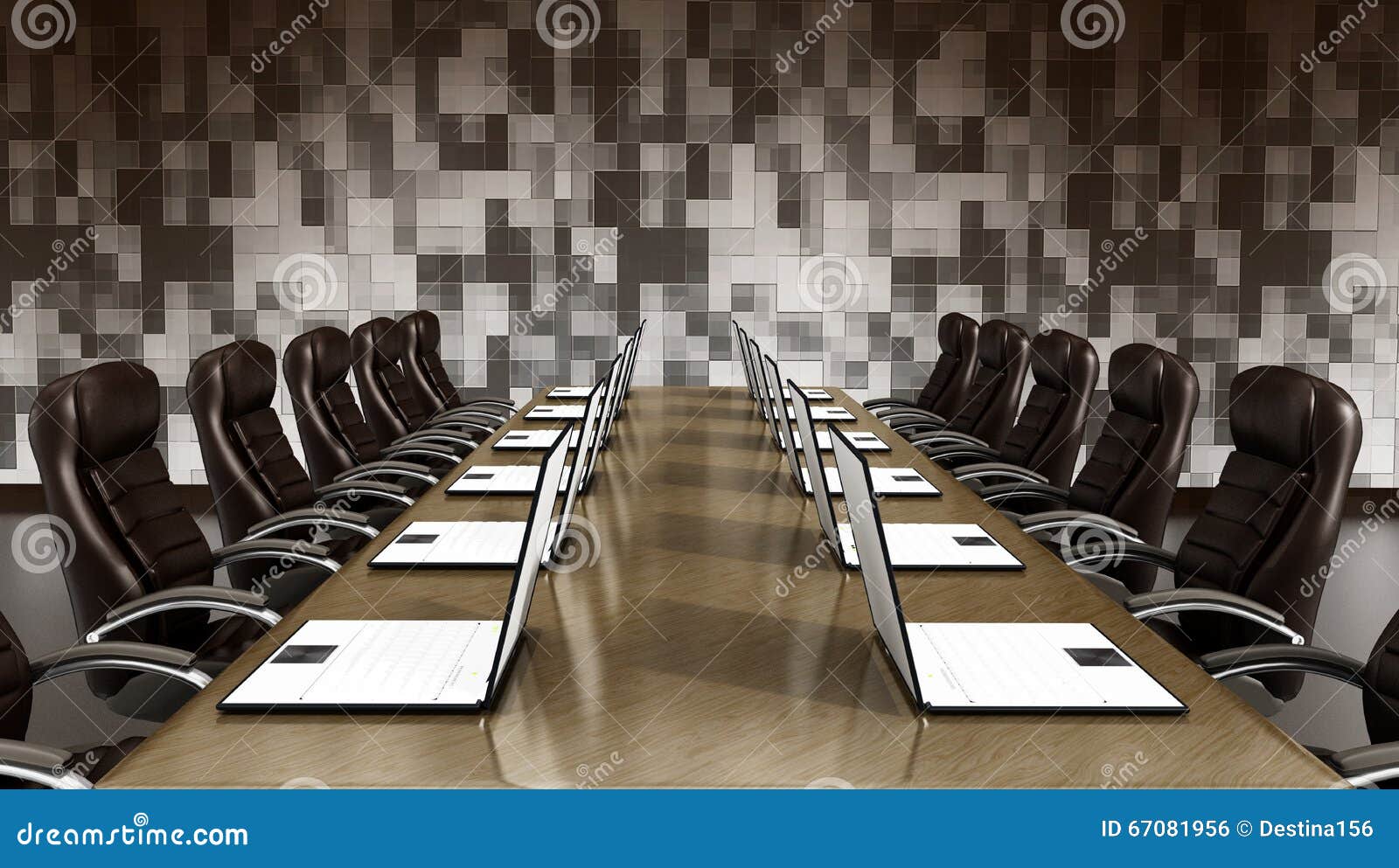 Boardroom With Table And Chairs Royalty-Free Stock Photo ...