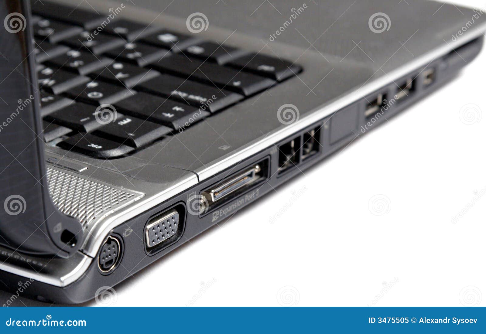 Laptop Corner Closeup Picture. Image: 3475505