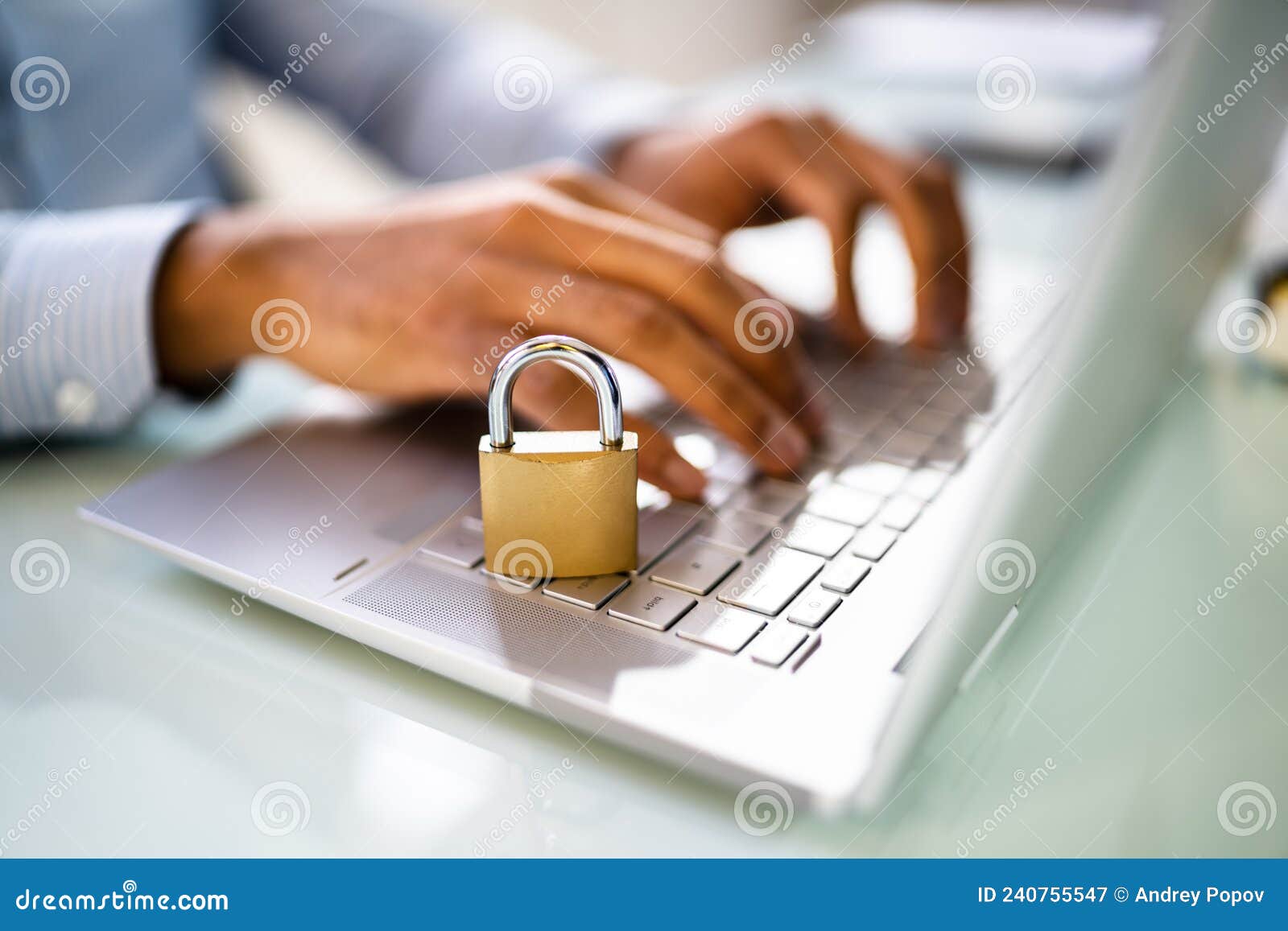Laptop Data Privacy stock image. Image of laptop, business - 240755547