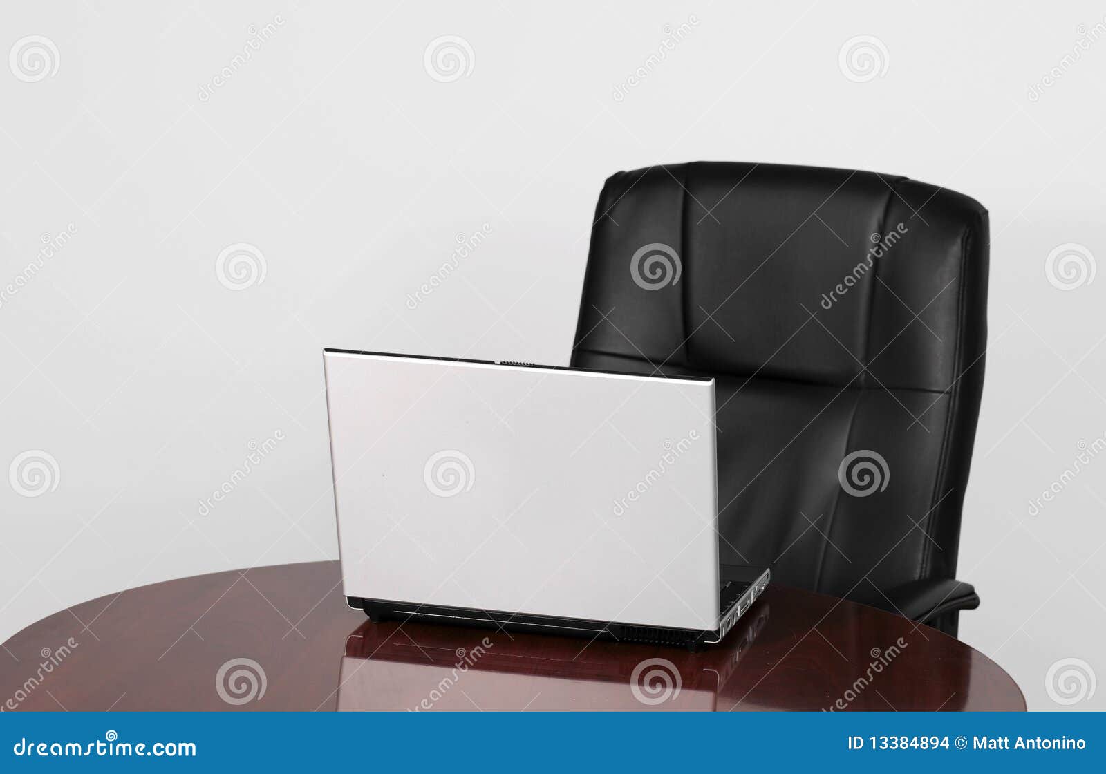 Laptop on desk stock photo. Image of computer, design - 13384894