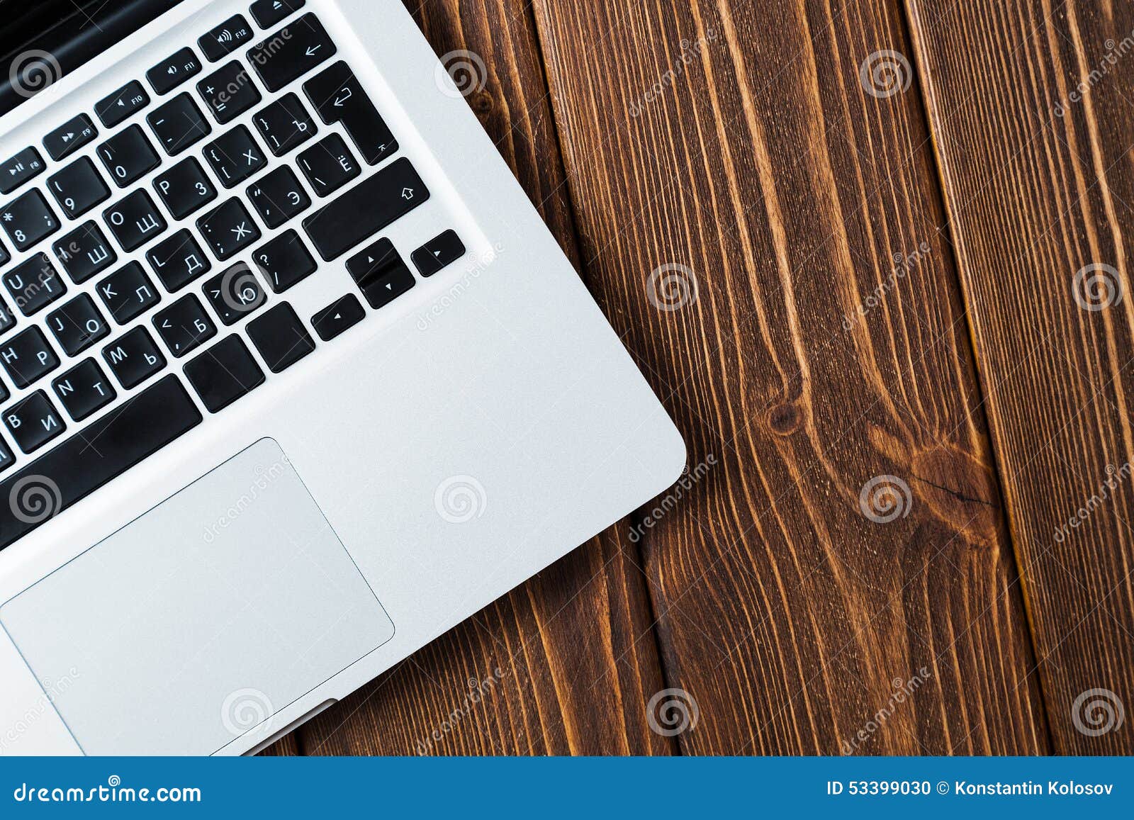 Laptop on the desk stock photo. Image of screen, desk - 53399030