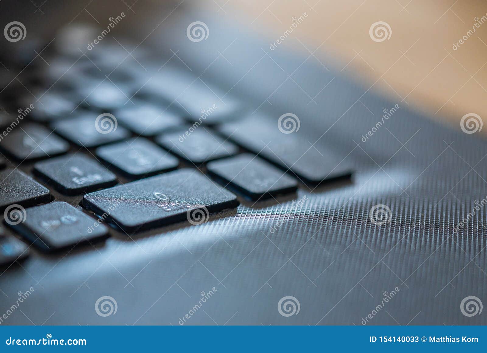 A Laptop on a Dirty Work Surface in the Industry Stock Image - Image of ...
