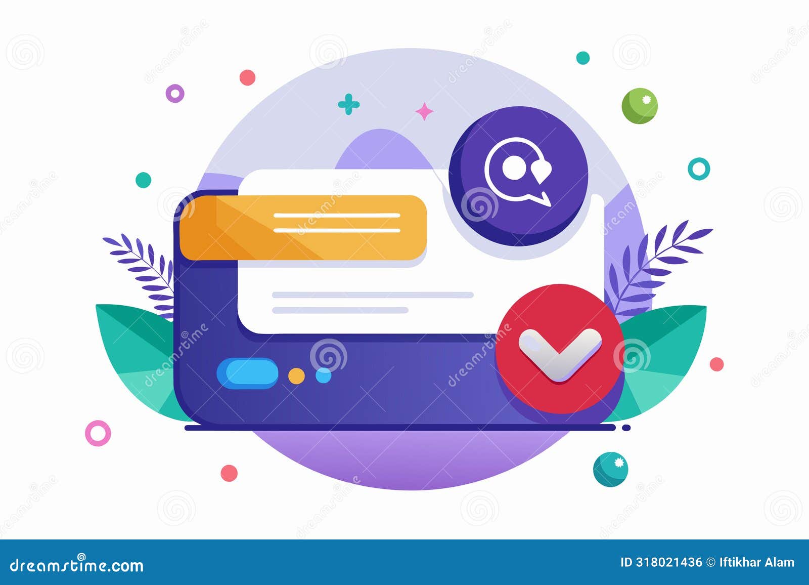 A Laptop Displaying a Check Mark on the Screen, Indicating Completion ...