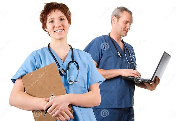 Laptop doctor stock image. Image of stethoscope, laptop - 1987435
