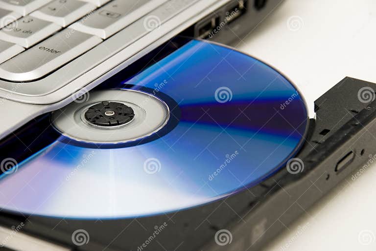 Laptop DVD Disk Drive stock image. Image of digital, disk - 11249409