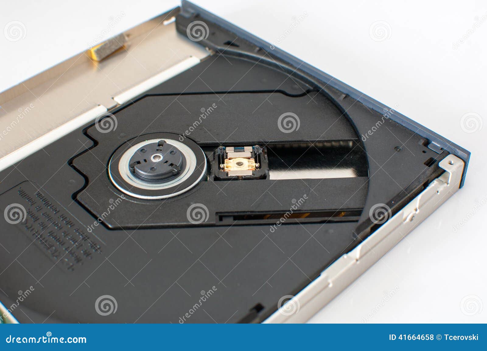 Laptop DVD tray close up stock photo. Image of reader - 41664658