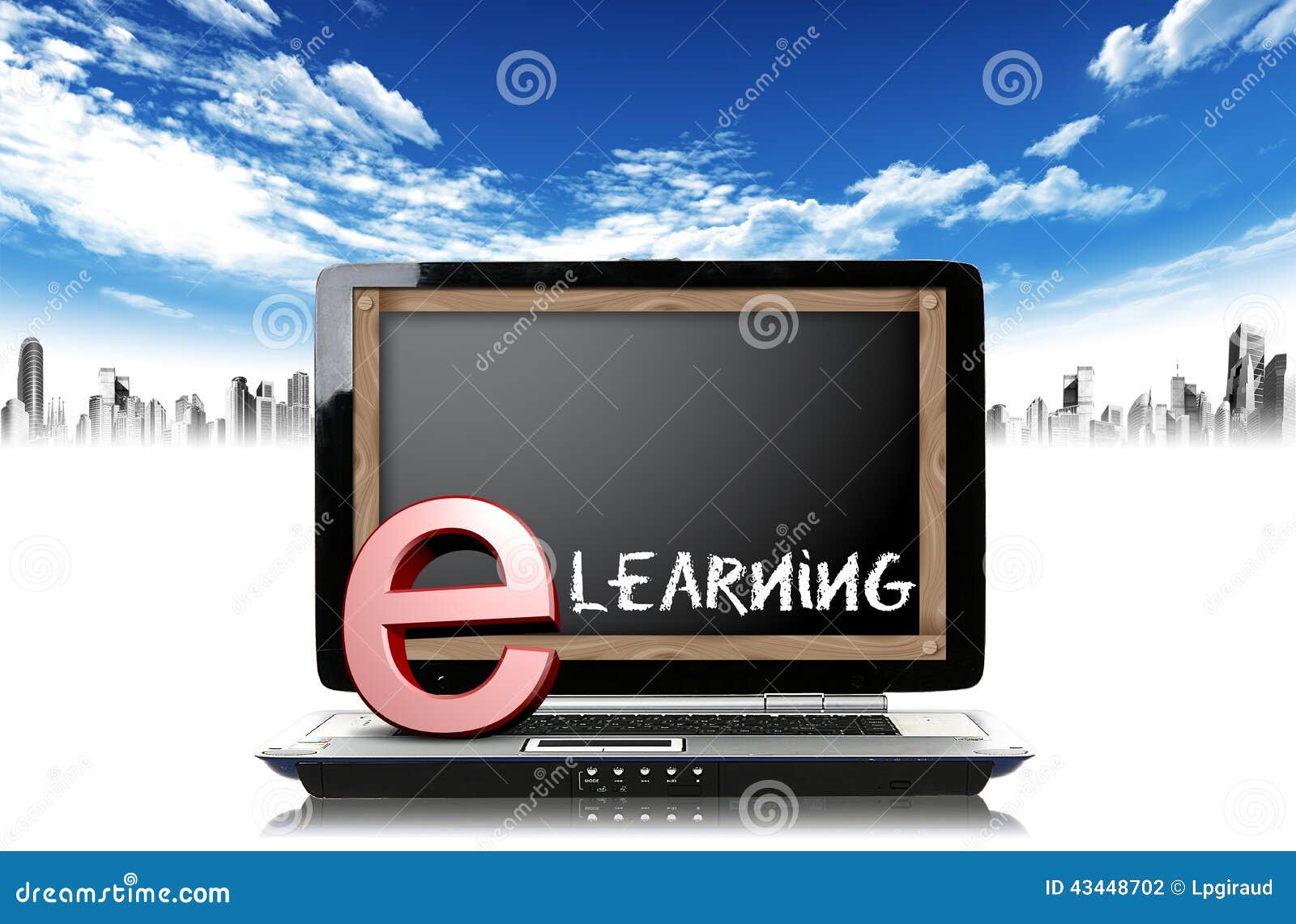 Laptop and e learning stock photo. Image of design, tutoring - 43448702