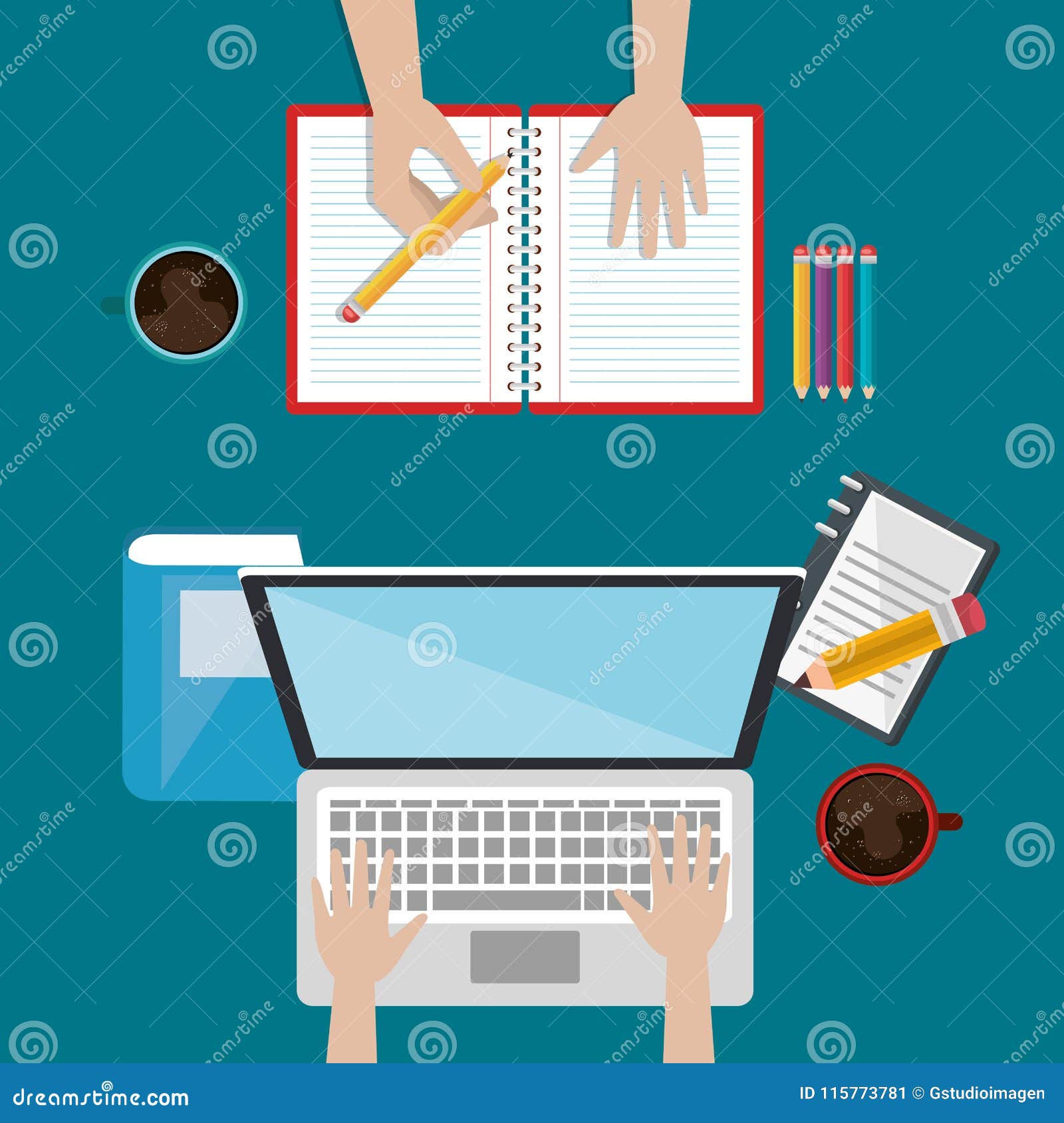 Laptop with Education Easy E-learning Icons Stock Vector - Illustration ...