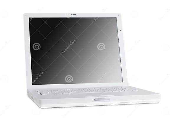 Laptop facing right stock photo. Image of ibook, powerbook - 455330
