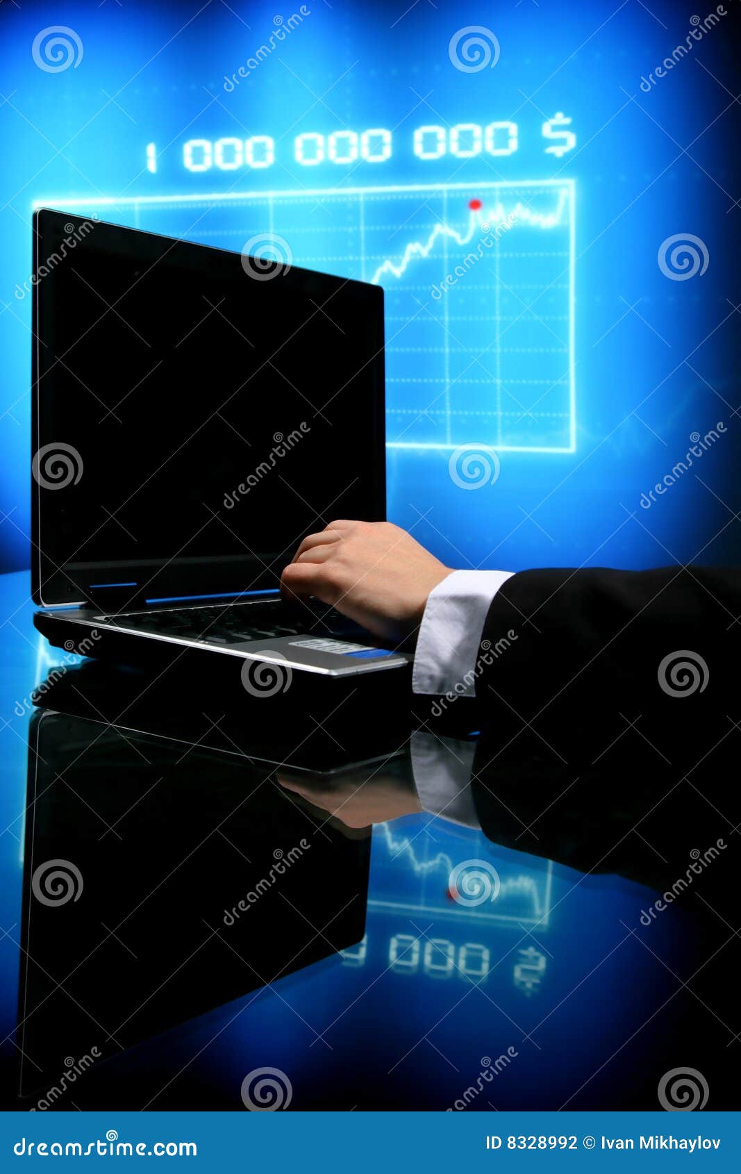 Laptop finance work stock photo. Image of corporate, analyzing - 8328992
