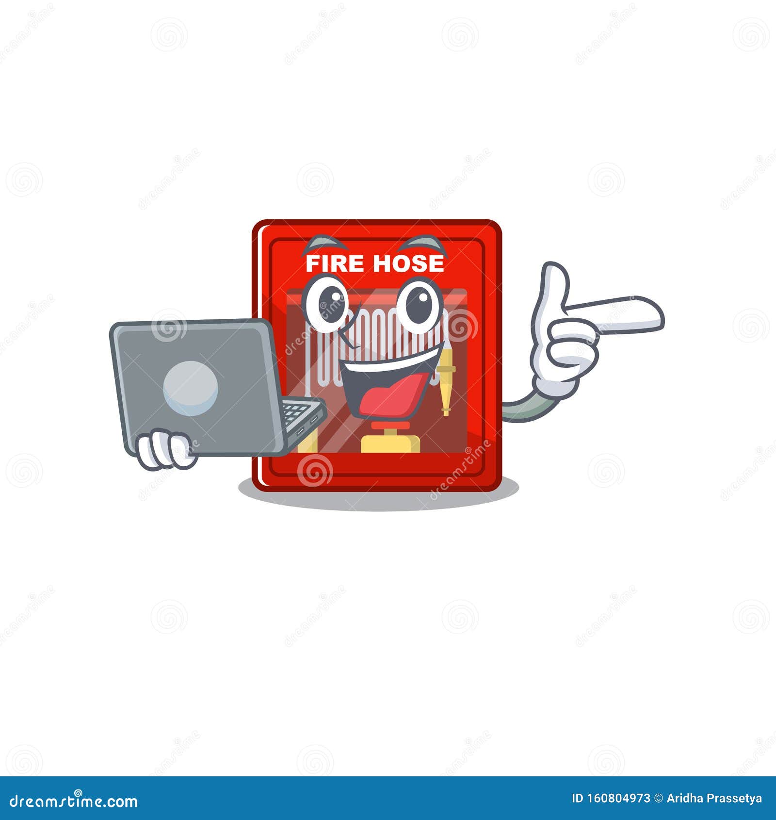 A Laptop On Fire, With Smoke Billowing From The Screen On Dark ...