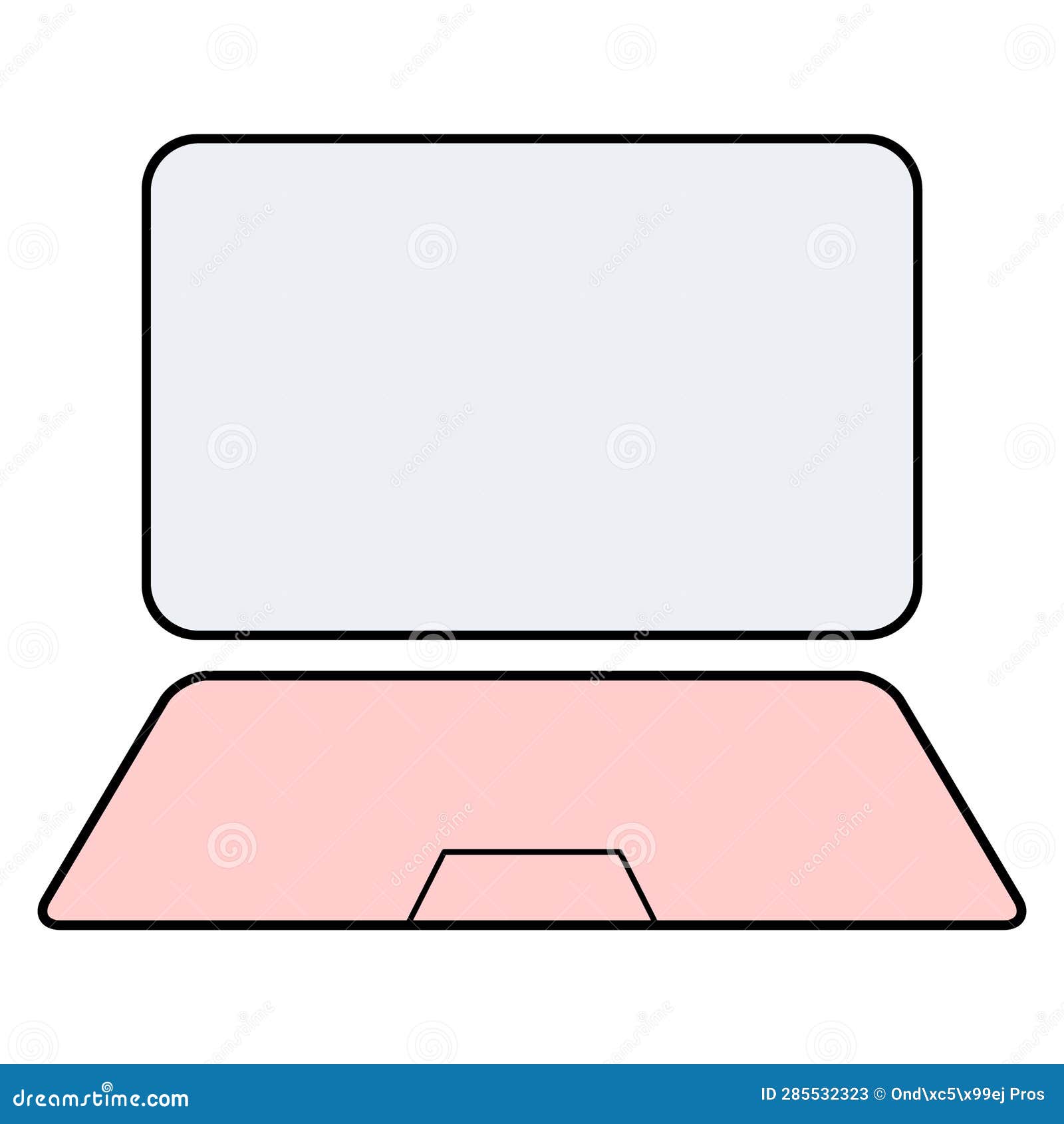 Laptop Flat Web Icon, Notebook Computer Technology Symbol , Blank ... Laptop Flat Web Icon, Notebook Computer Technology Symbol , Blank ...