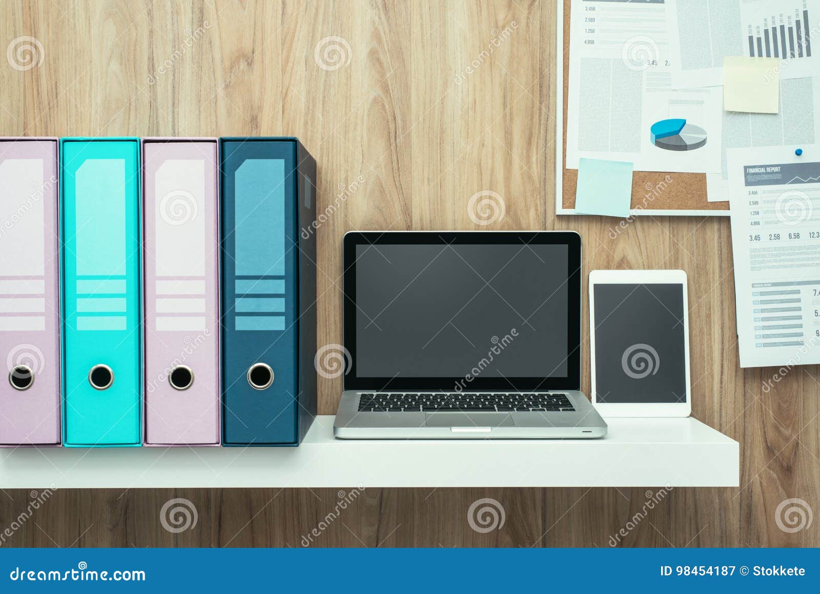 Business workspace stock image. Image of internet, information - 98454187
