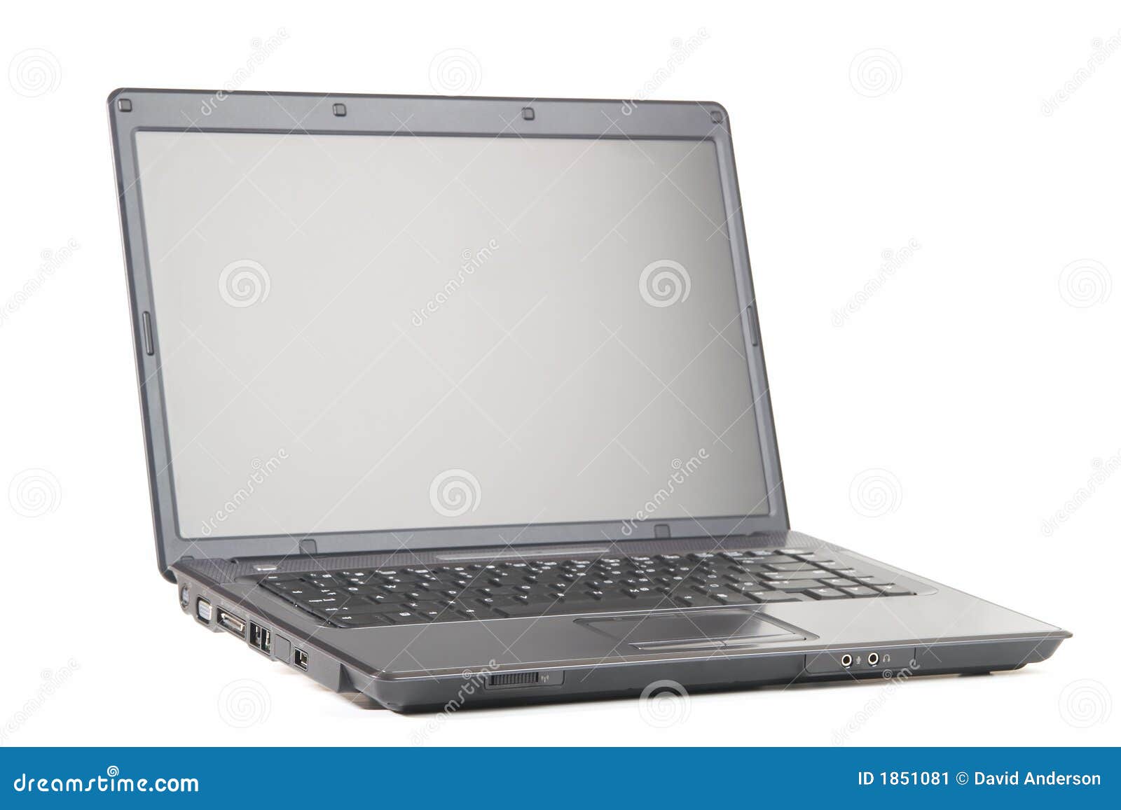 Laptop Front View 2 stock image. Image of system, notebook - 1851081