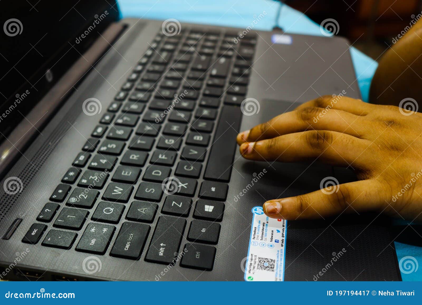 Laptop Gadget Keyboard Technology Using Work from Home New Normal ...