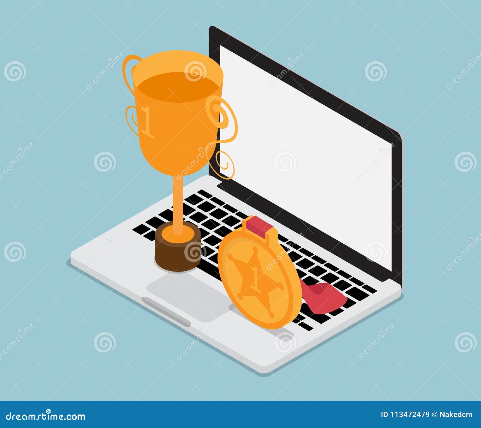Laptop Trophy Stock Illustrations – 1,359 Laptop Trophy Stock ...