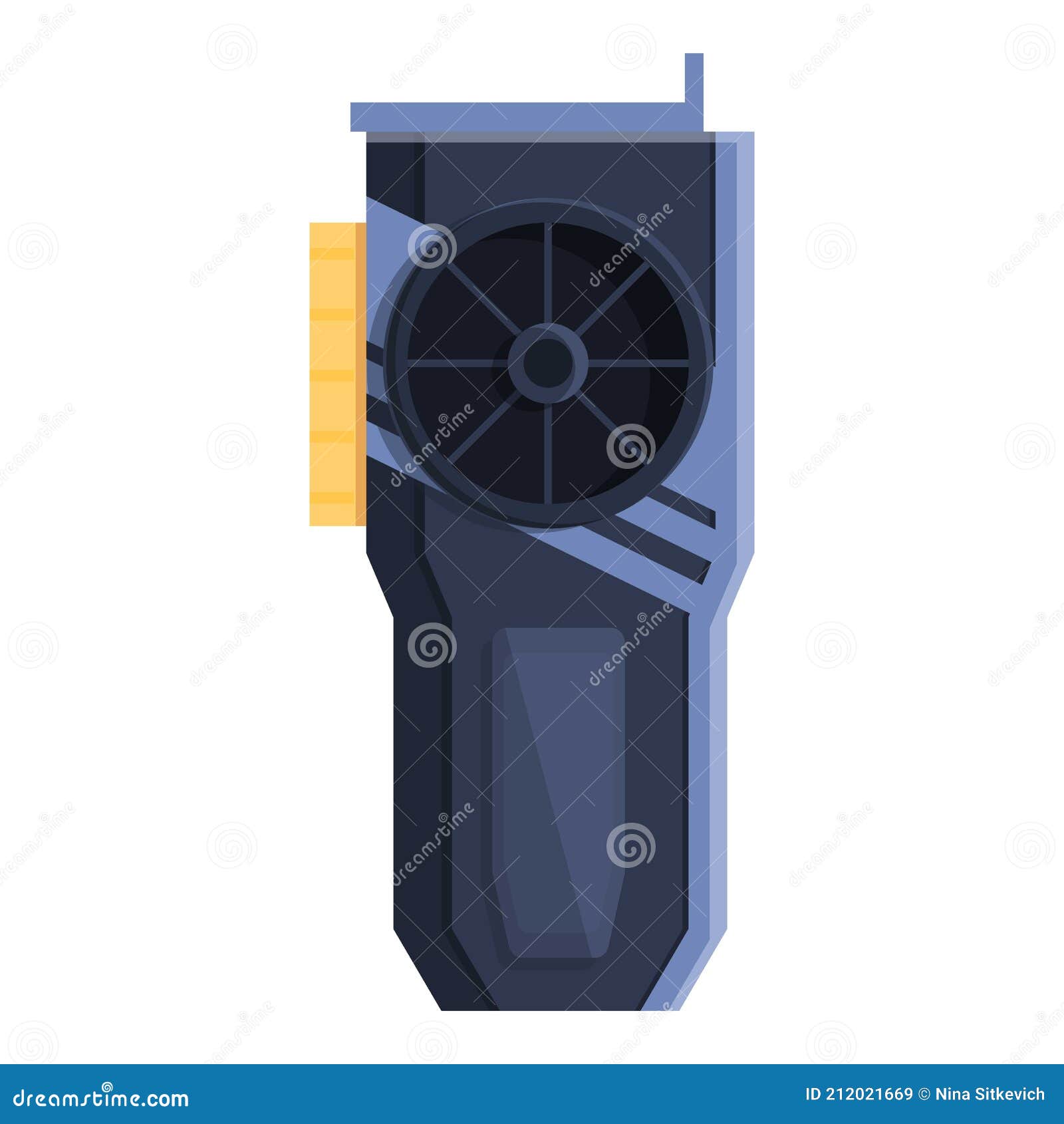 Laptop Gpu Card Icon, Cartoon Style Stock Vector - Illustration of ...