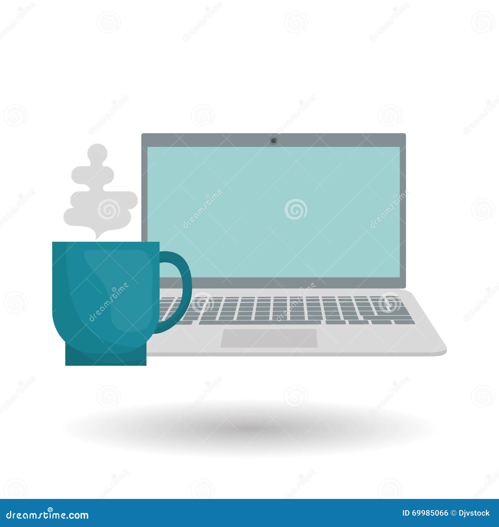 Laptop Graphic Design , Vector Illustration Stock Vector - Illustration ...