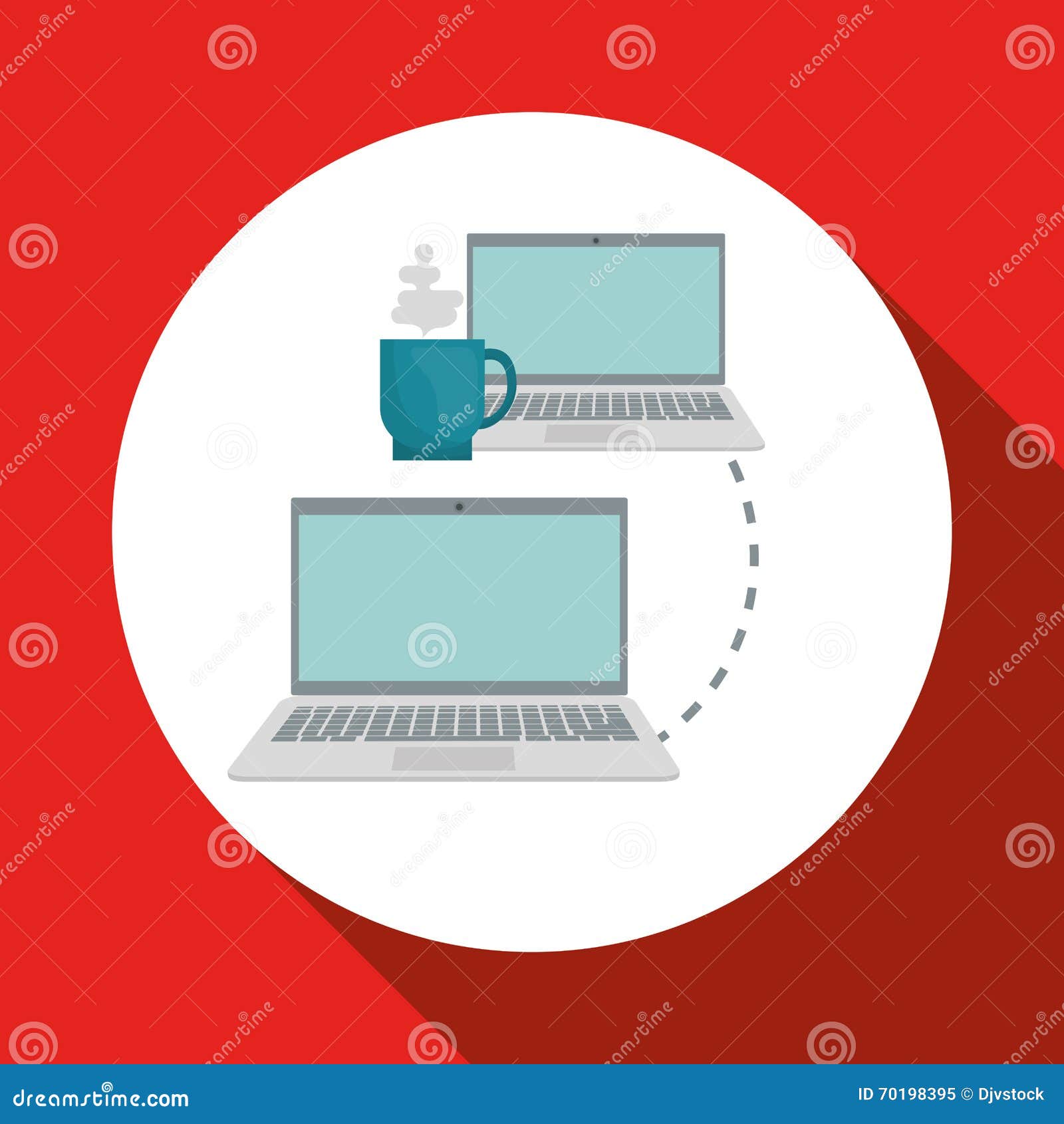 Laptop Graphic Design , Vector Illustration Stock Vector - Illustration ...