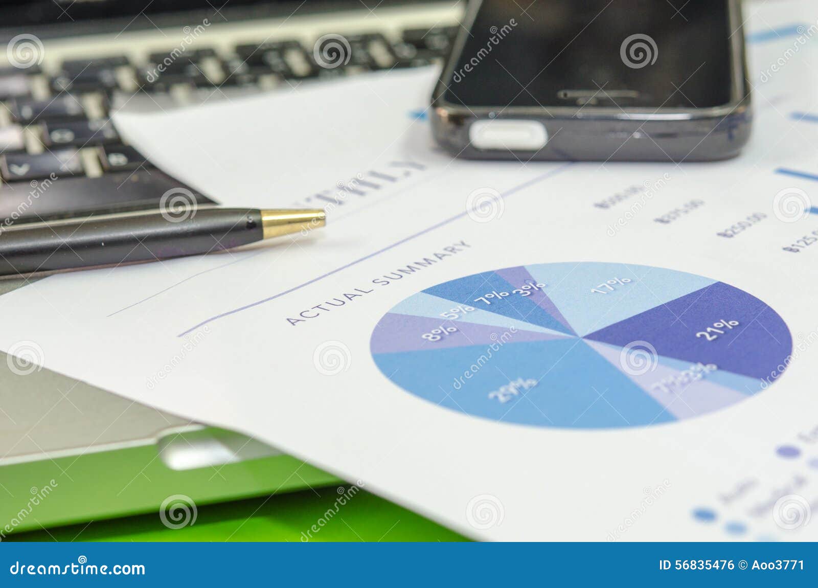 Laptop and graphs stock photo. Image of graph, chart - 56835476