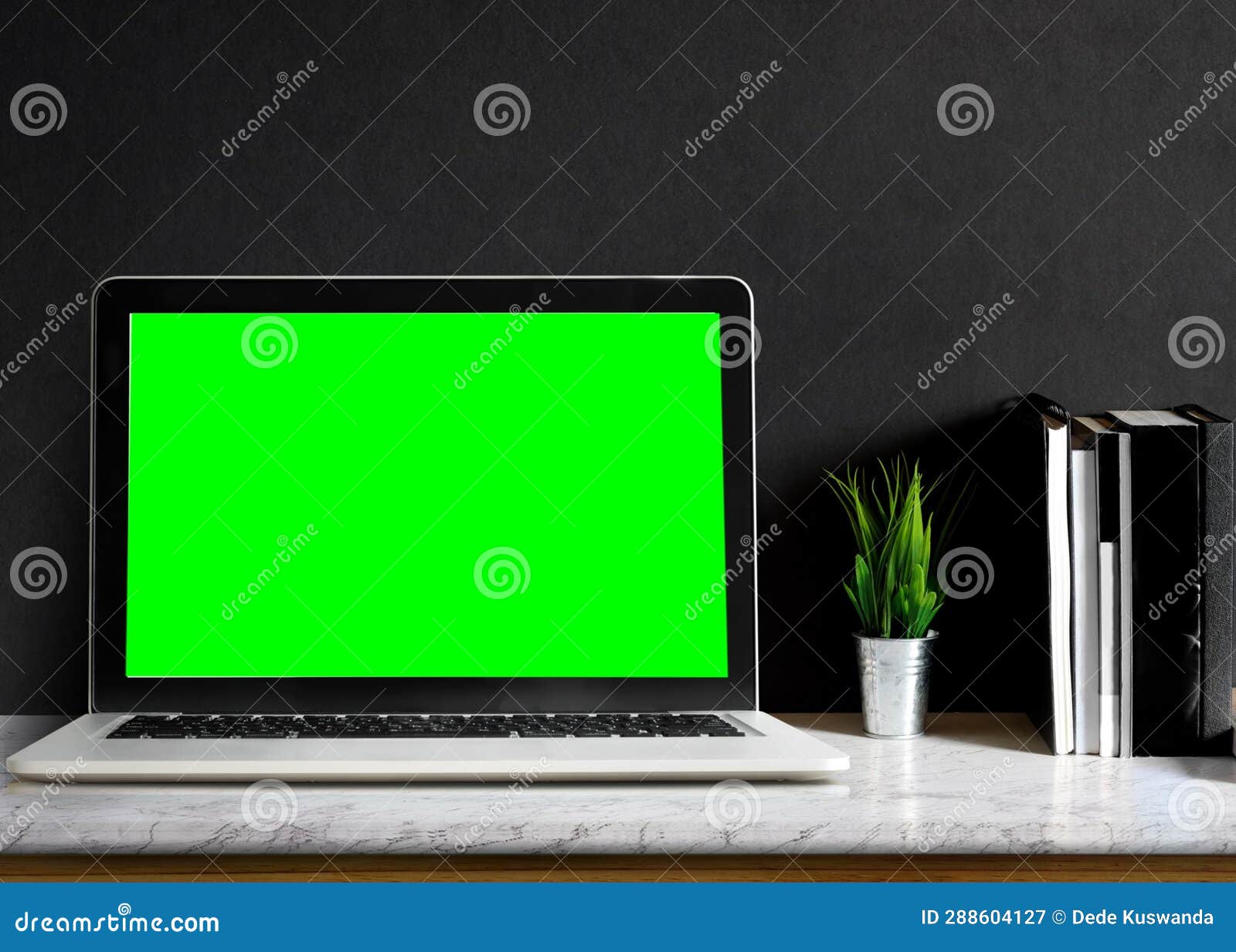 Laptop Green Screen, Background Green. Royalty-Free Stock Photography ...