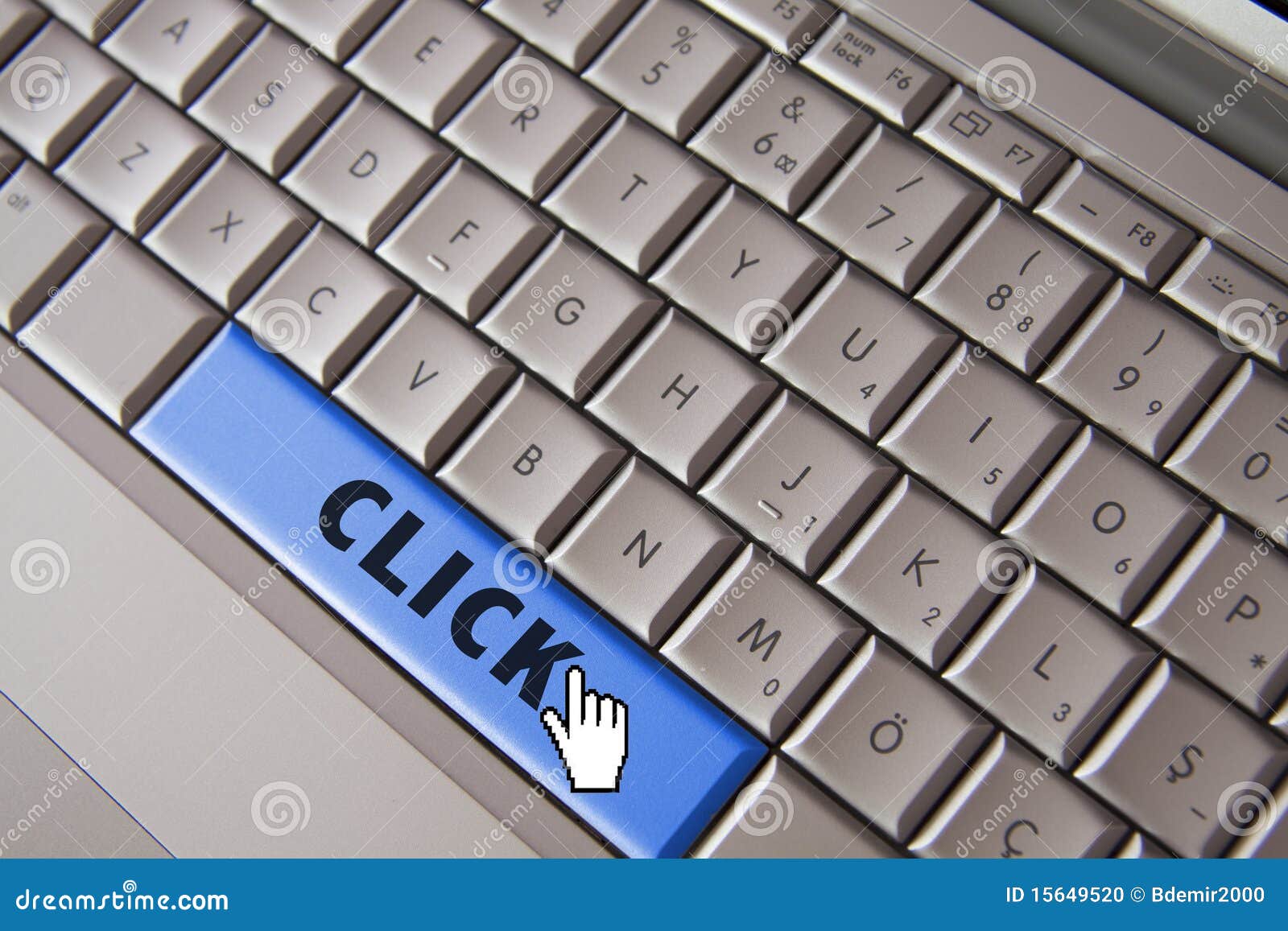 Laptop hand click stock photo. Image of shopping, abstract - 15649520