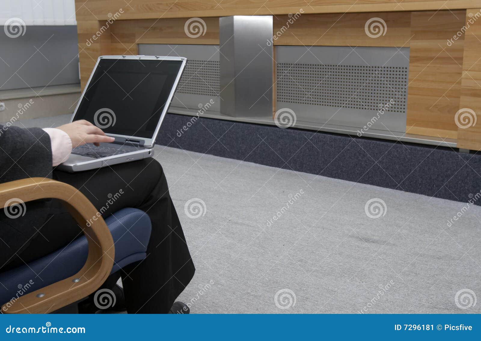 Laptop and hands office 1 stock image. Image of keyboard - 7296181