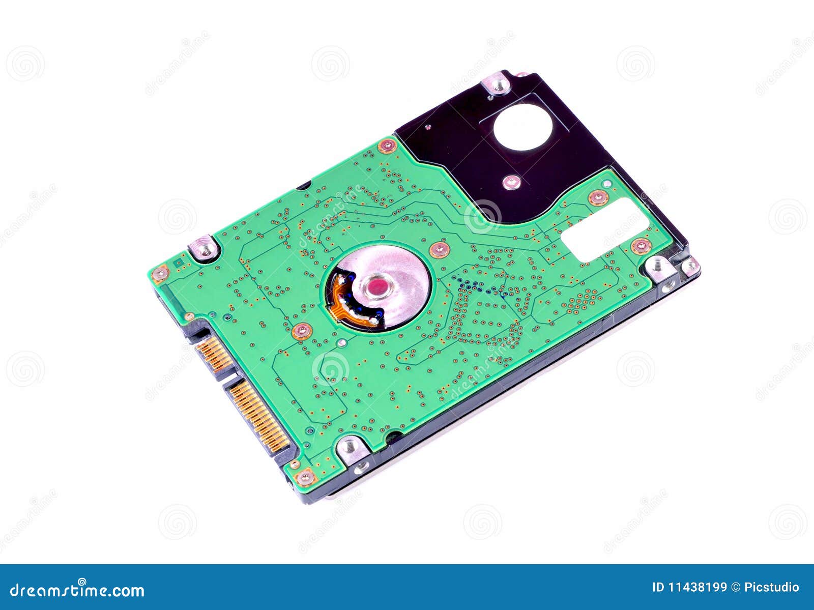 Laptop hard drive stock image. Image of drive, circuits - 11438199