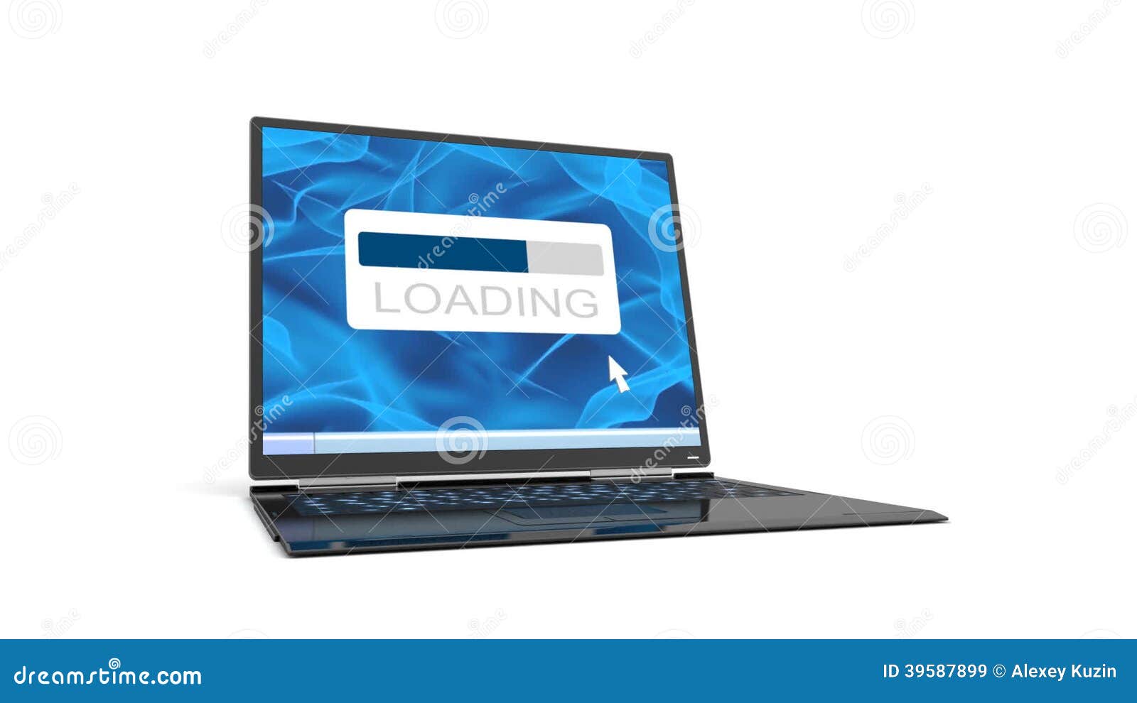 Laptop Has Broken Down when Loading is Finished Stock Video - Video of ...