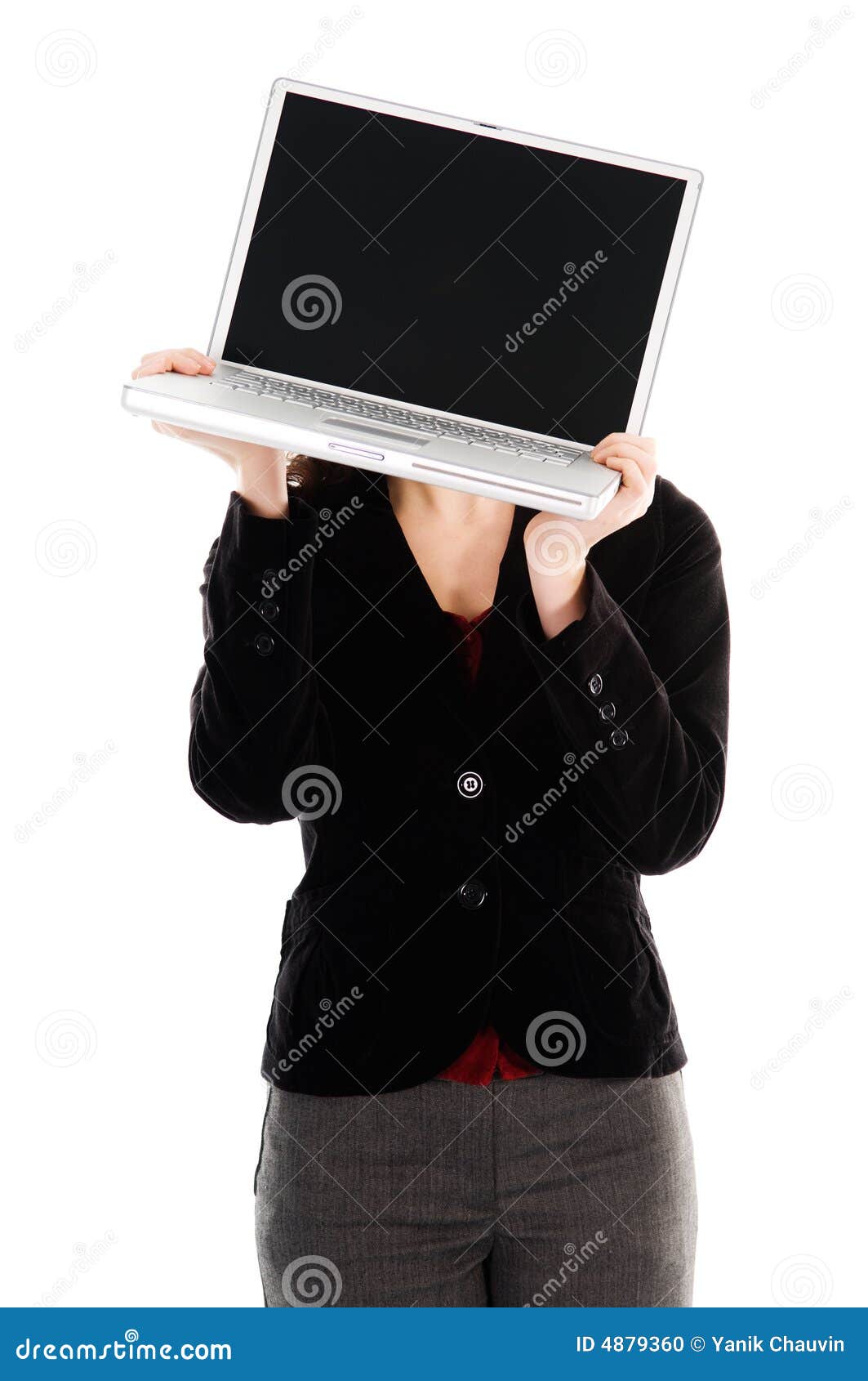 Laptop Head Picture. Image: 4879360