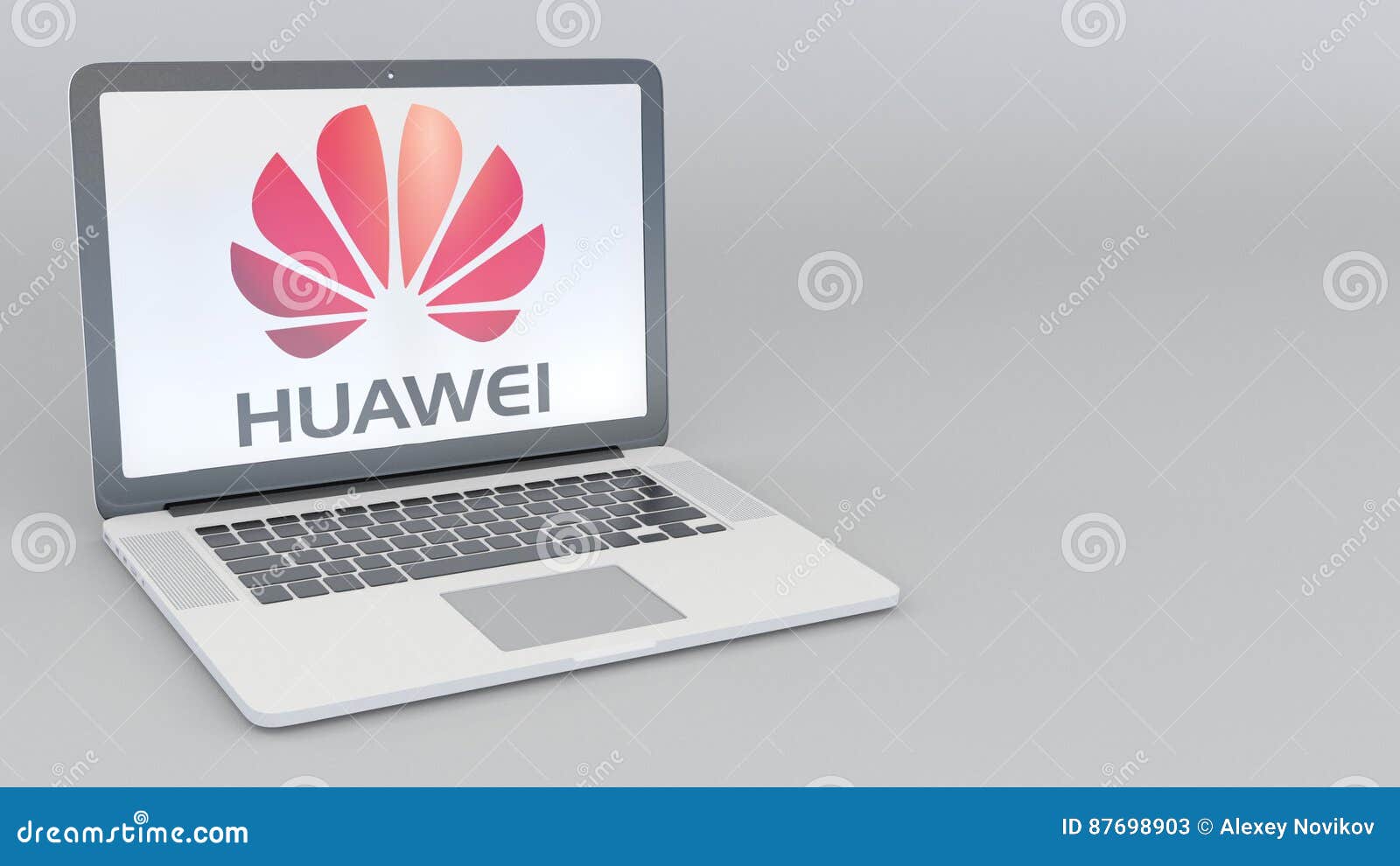 Huawei Logo Made Of Hexadecimal Symbols On Computer Screen. Editorial ...