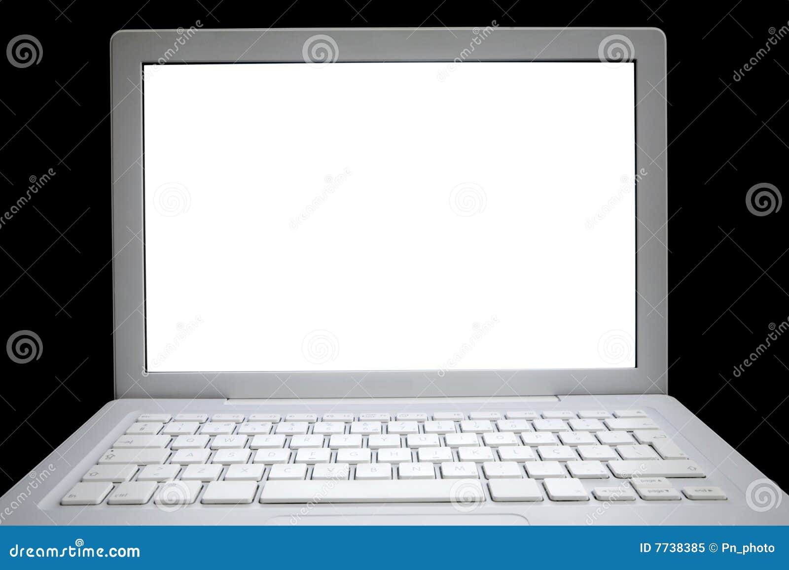 Laptop isolated 01 stock image. Image of mobile, isolated - 7738385