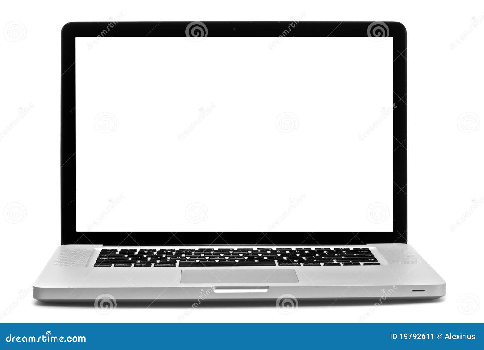 Laptop isolated stock image. Image of mobile, keyboard - 19792611