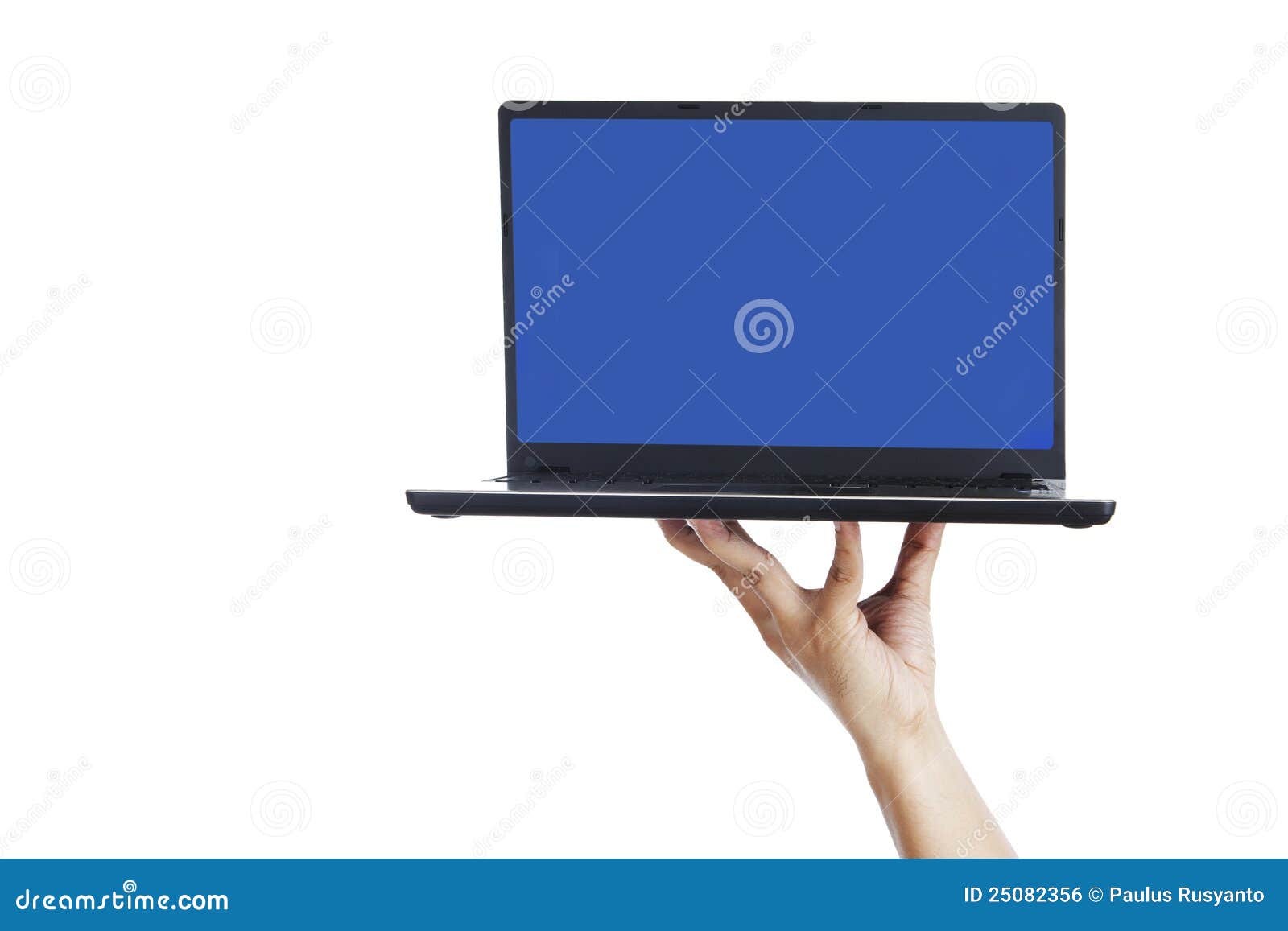 Laptop Isolated stock photo. Image of blank, female, modern - 25082356