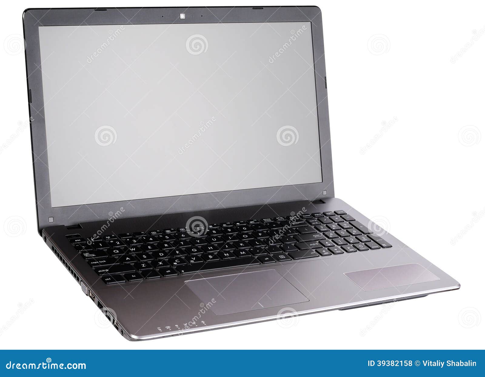 Laptop isolated stock photo. Image of computer, laptop - 39382158