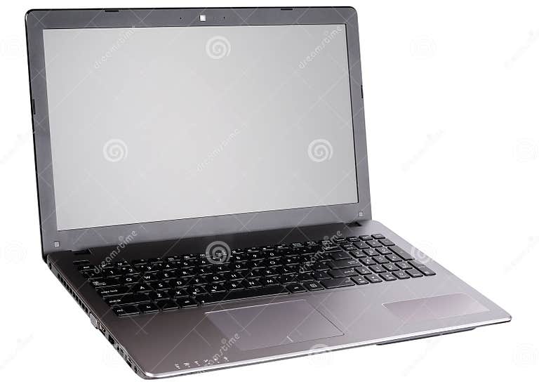Laptop isolated stock photo. Image of computer, laptop - 39382158