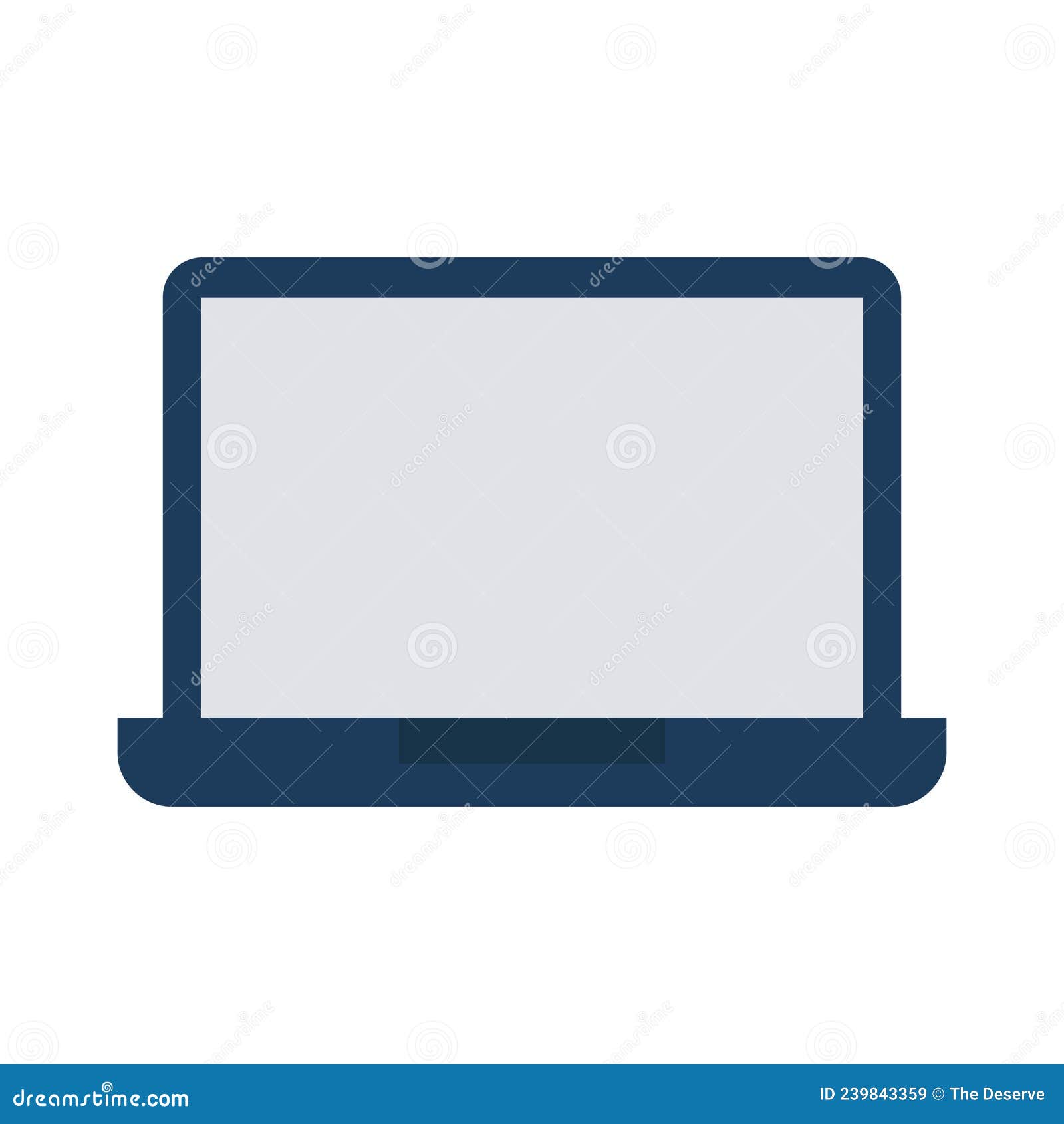 Laptop Isolated Vector Icon Which Can Easily Modify or Edit Stock ...