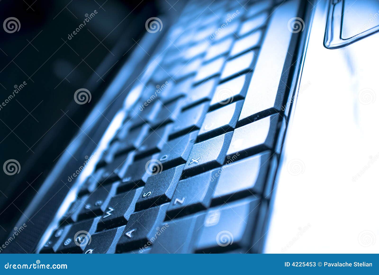 Laptop keyboard stock image. Image of angle, hardware - 4225453