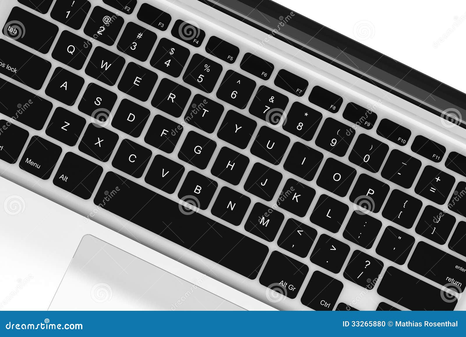 Laptop keyboard stock illustration. Illustration of display - 33265880