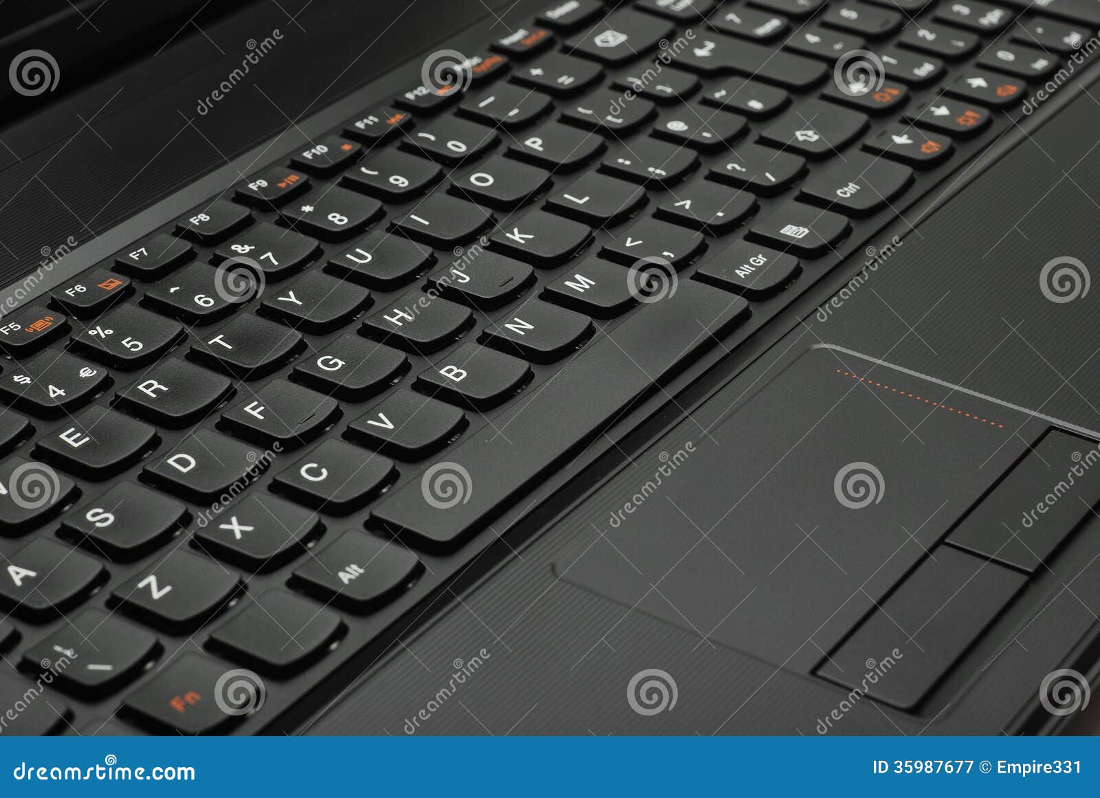 Laptop keyboard stock image. Image of desktop, type, technology - 35987677