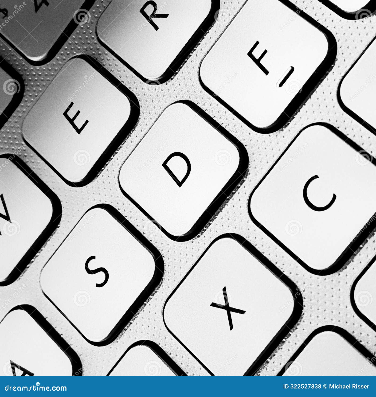 Laptop Keyboard Keys in Black and White Stock Photo - Image of keyboard ...