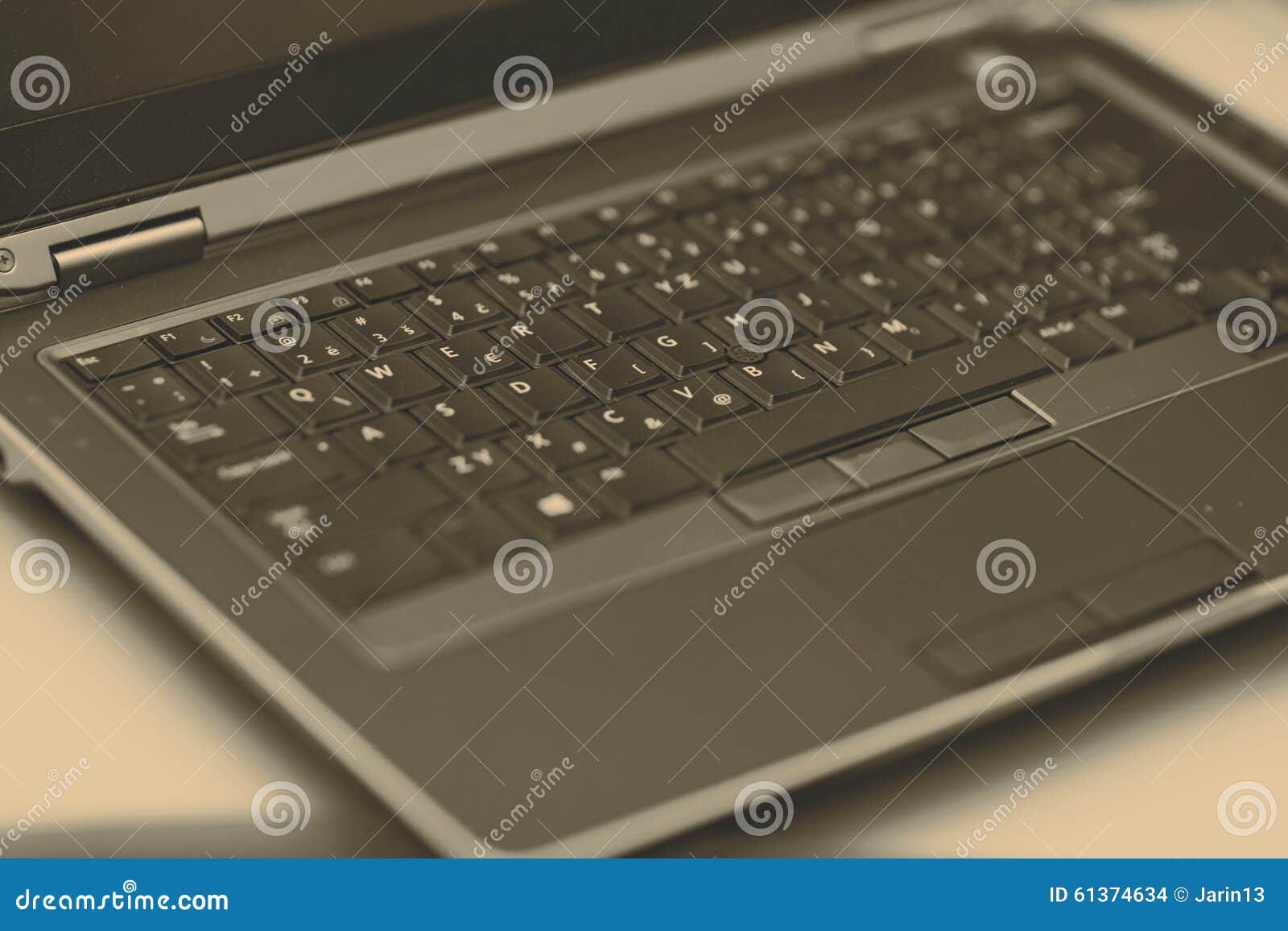 Laptop Keyboard with Touchpad Editorial Stock Image - Image of design ...
