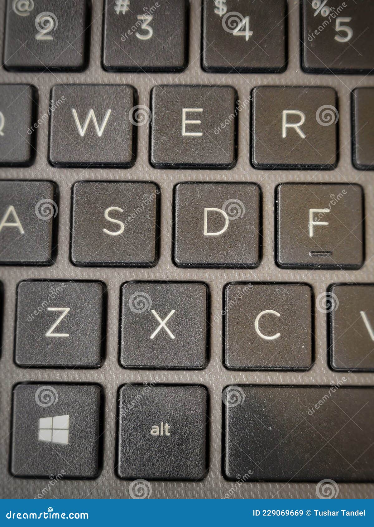 Laptop keypad in black editorial stock image. Image of keys - 229069669