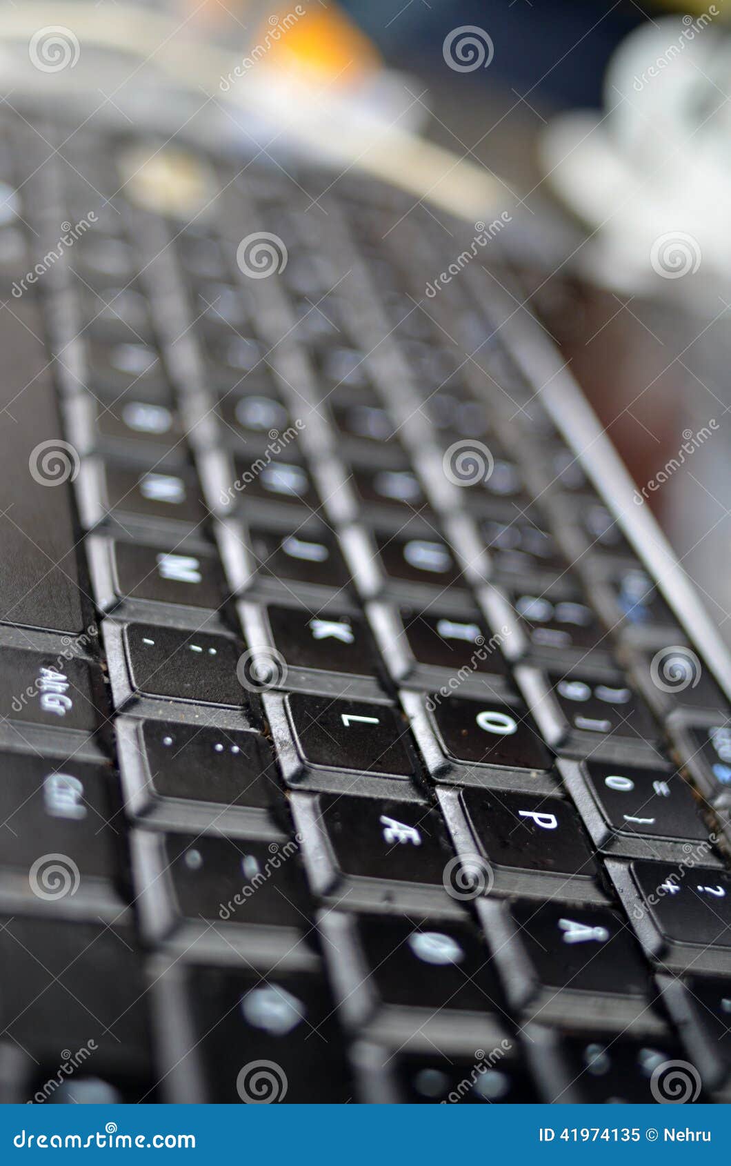 Laptop keypad stock image. Image of keyboard, speaker - 41974135