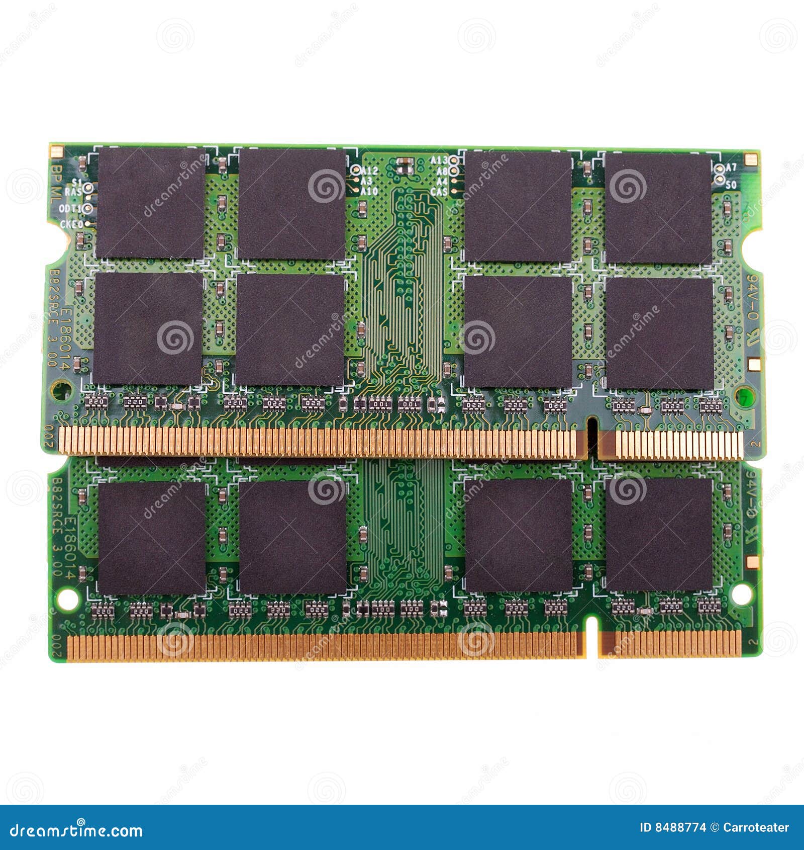 Laptop memory stock photo. Image of hardware, motherboard - 8488774